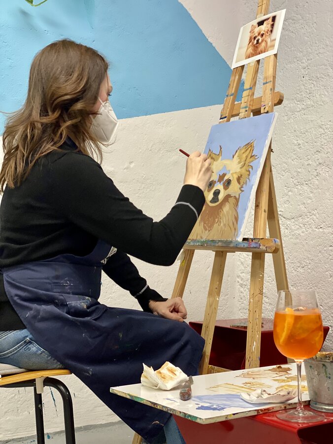 Action Painting – lass die Farben fliegen | Paint It Easy