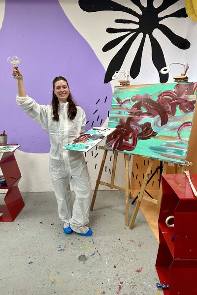 Action Painting – lass die Farben fliegen | Paint It Easy